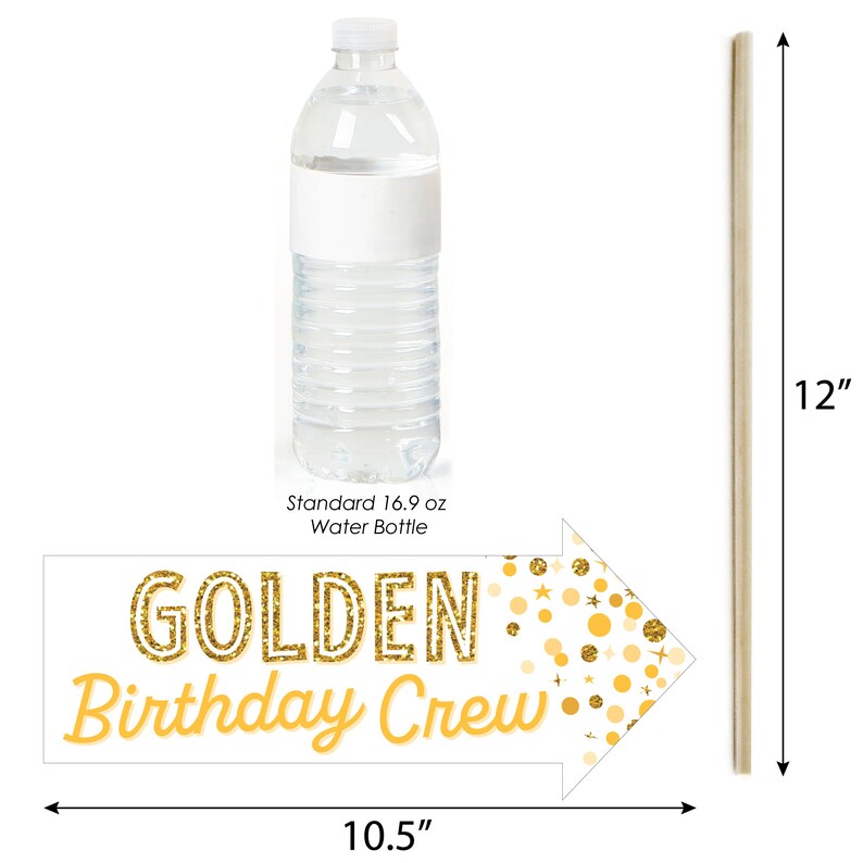 Funny Golden Birthday Happy Birthday Party Photo Booth Props - Etsy