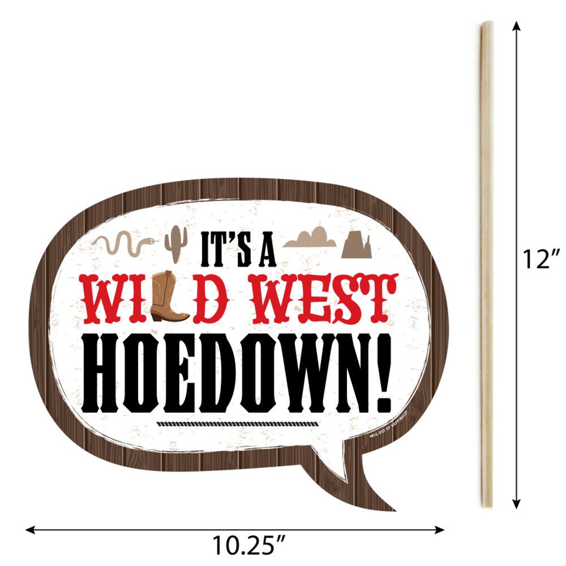 Funny Western Hoedown Wild West Cowboy Party Photo Booth | Etsy