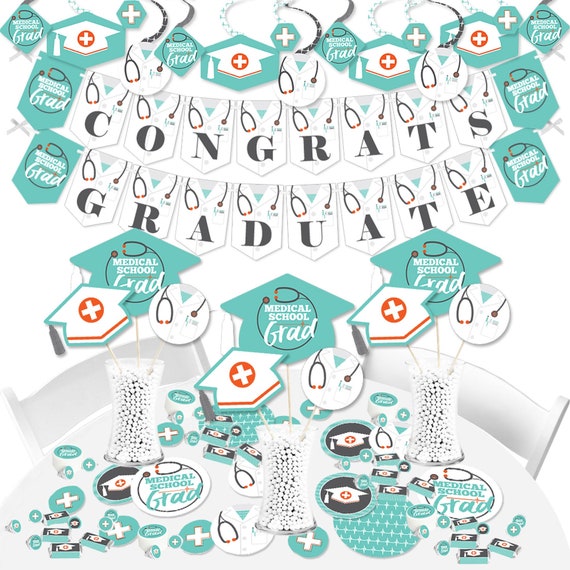 Medical School Grad - Doctor Graduation Party Supplies - Banner ...