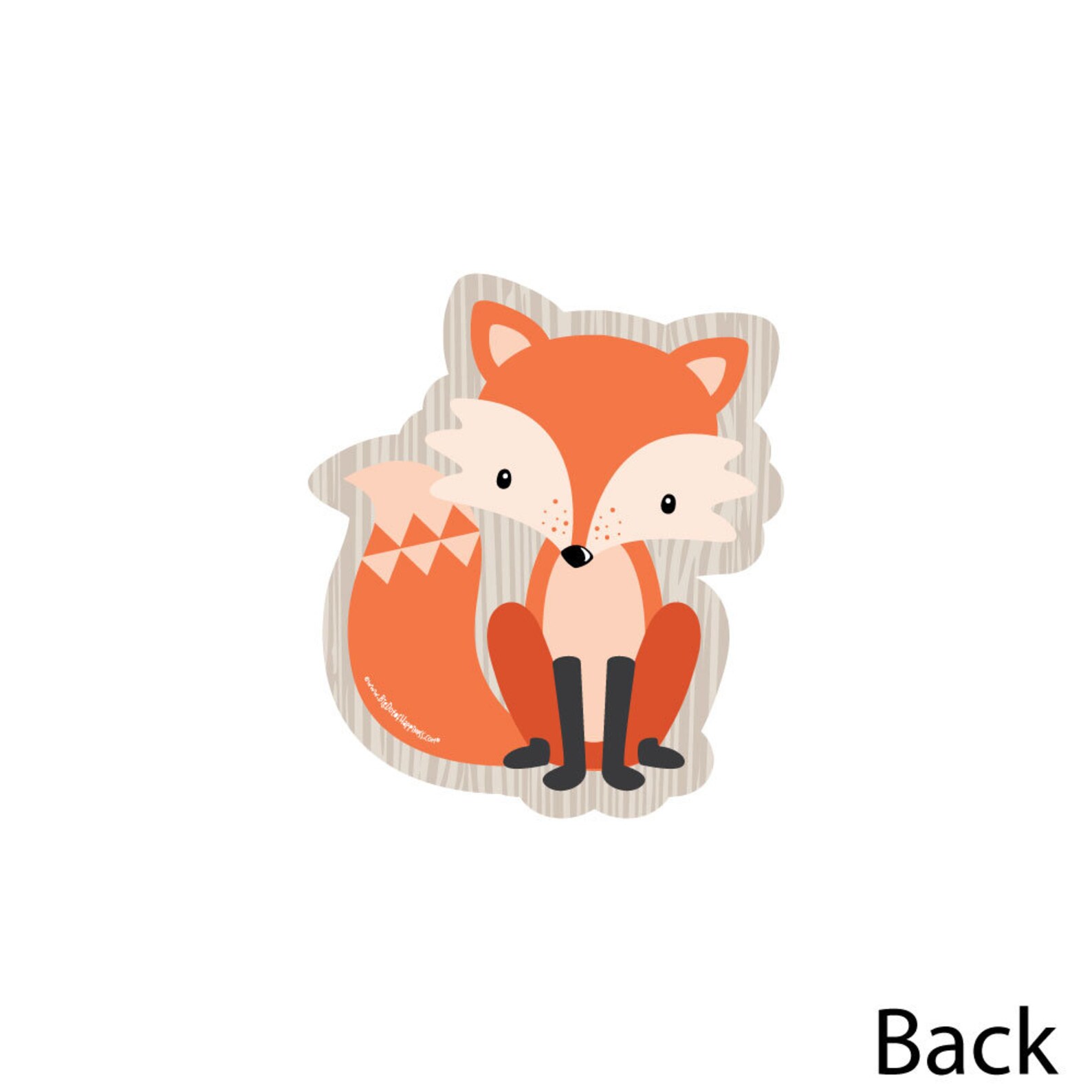 Fox Decorations DIY Fox Shaped Decorations Fox Woodland - Etsy