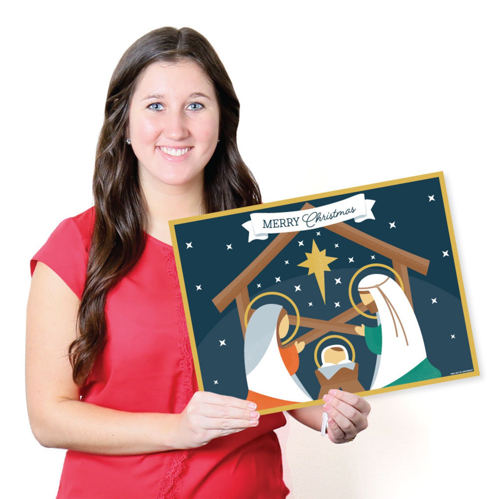 Holy Nativity Paper Manger Scene Religious Christmas - Etsy