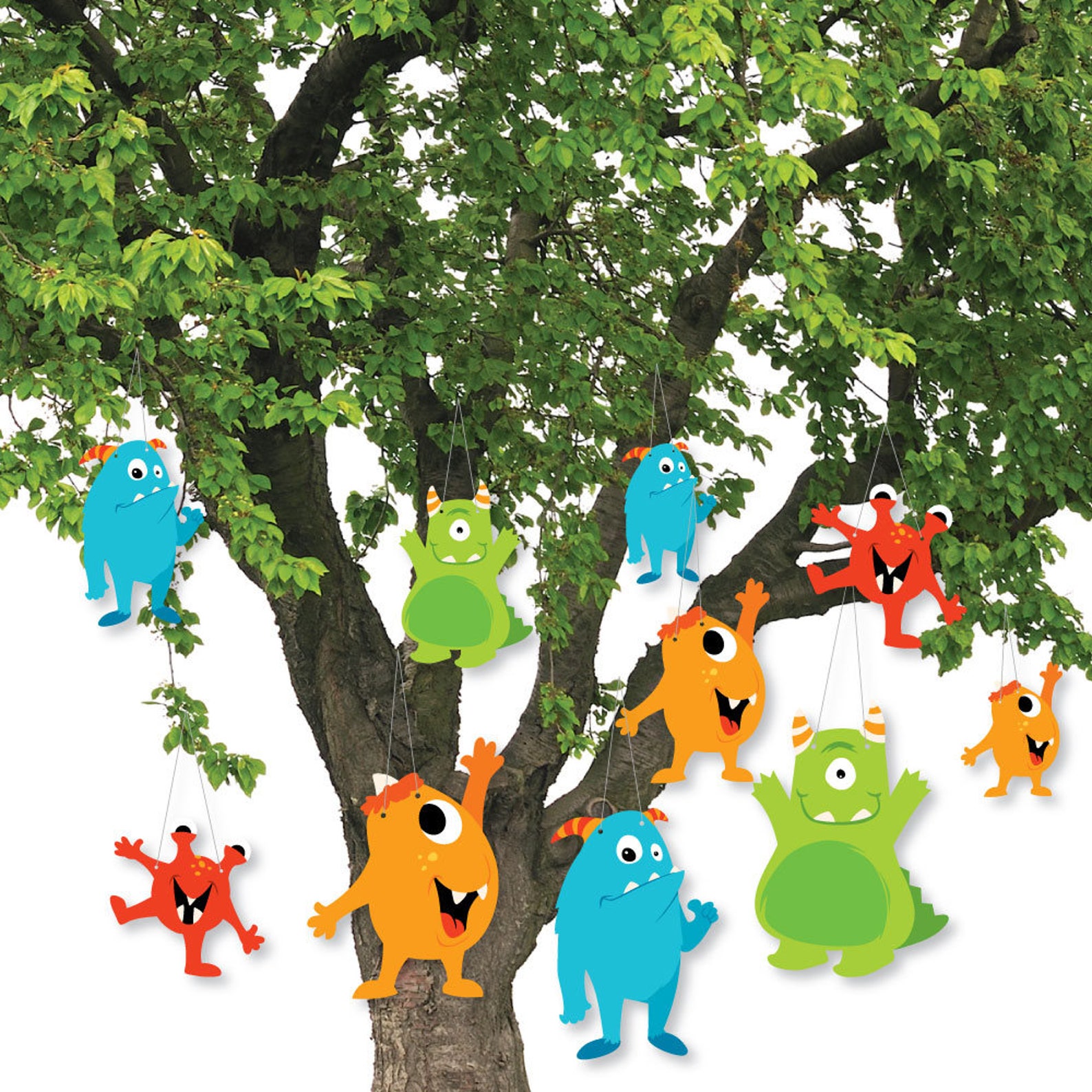 Hanging Monster Bash Outdoor Little Monsters Porch & Tree - Etsy
