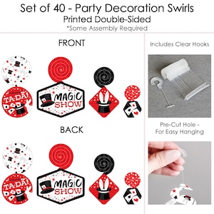 Ta-da Magic Show Magical Birthday Party Hanging Decor | Etsy