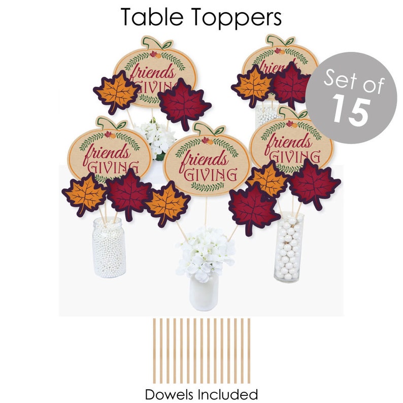Friends Thanksgiving Feast Friendsgiving Party Supplies - Etsy