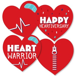 Happy Heartiversary - Hearts Decorations DIY CHD Awareness Essentials ...