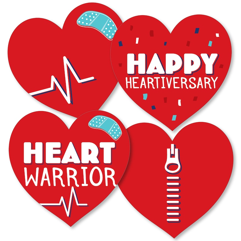 Happy Heartiversary - Hearts Decorations DIY CHD Awareness Essentials ...