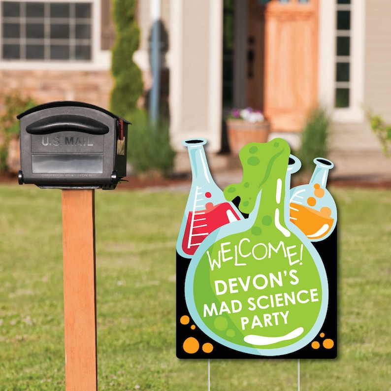 Scientist Lab Party Decorations Mad Science Baby Shower or | Etsy