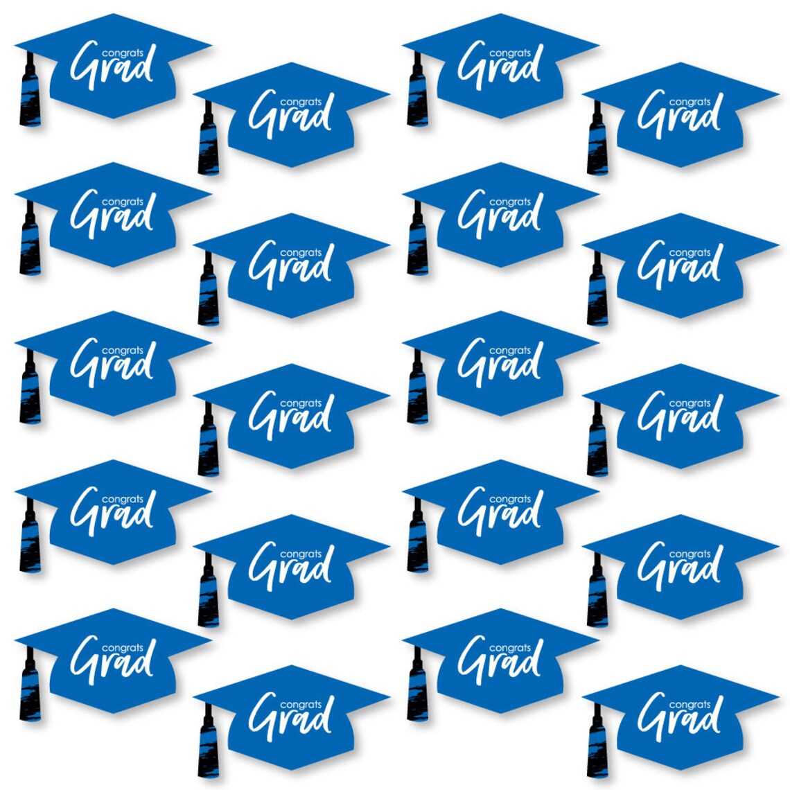 Blue Grad - Best is yet to Come - DIY Large Graduation Cap Die-cut ...
