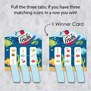 Lets Go Fishing Fish Themed Birthday Party or Baby Shower Game Pickle ...