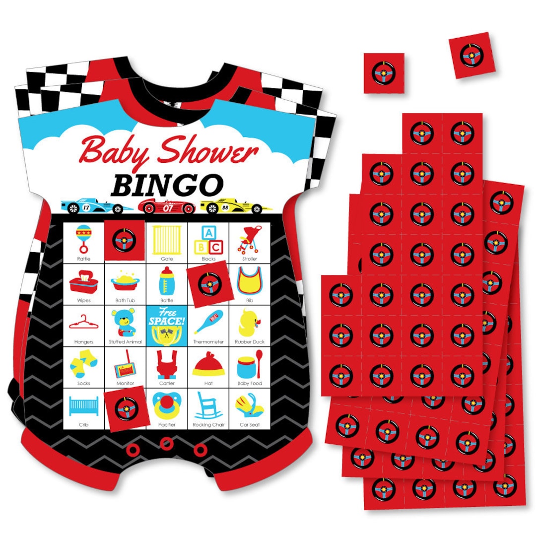 Let’s Go Racing - Racecar - Picture Bingo Cards and Markers - Race Car ...