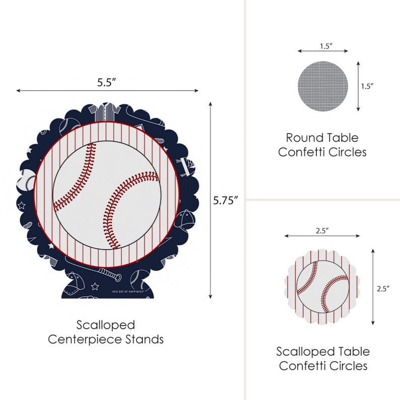 Baseball Centerpiece & Table Decoration Kit Baseball Party - Etsy