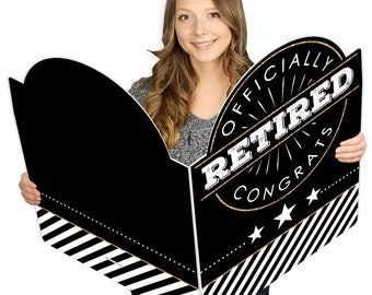 Giant Retirement Card - Etsy