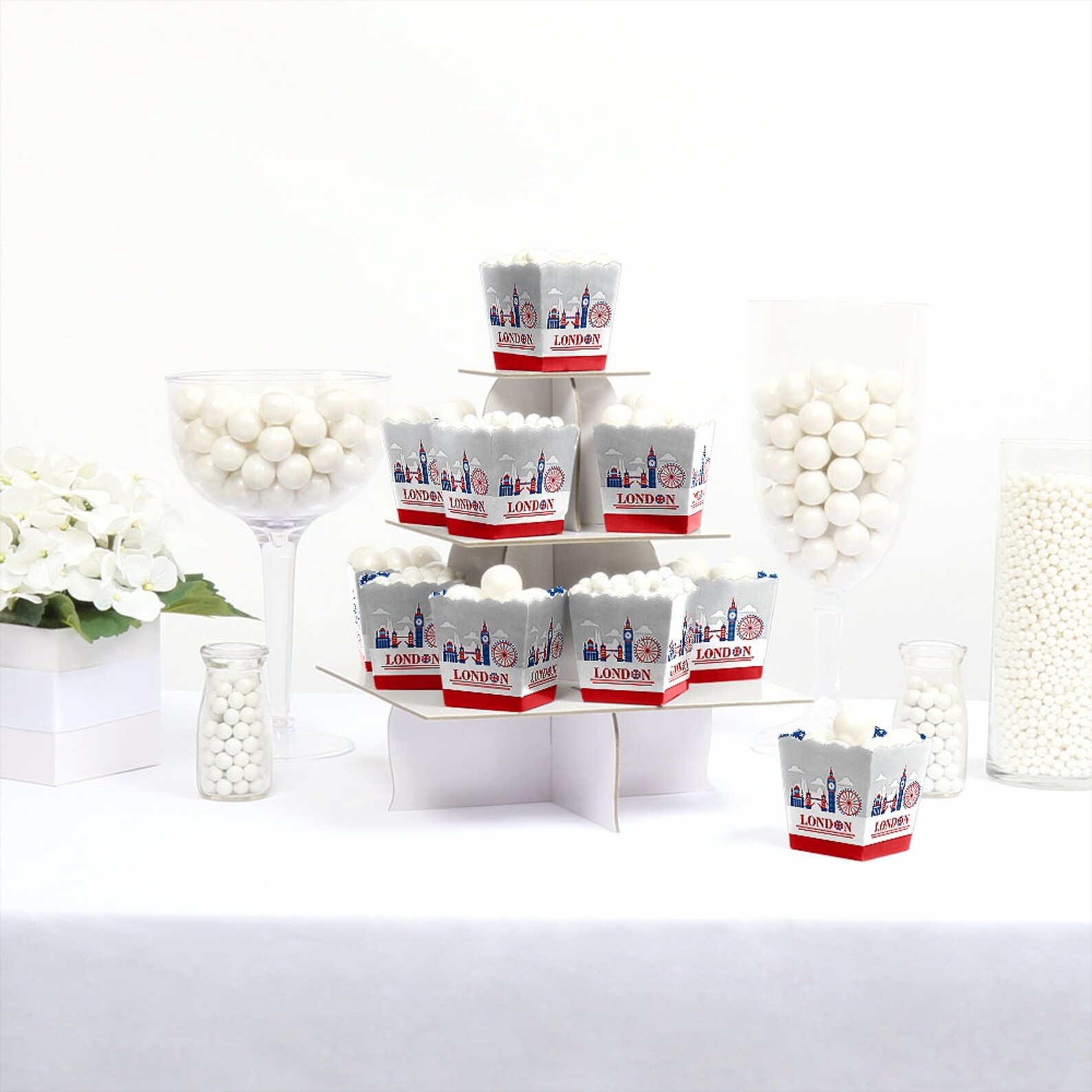 Cheerio, London - Party Mini Favor Boxes - British UK Party Treat Candy ...