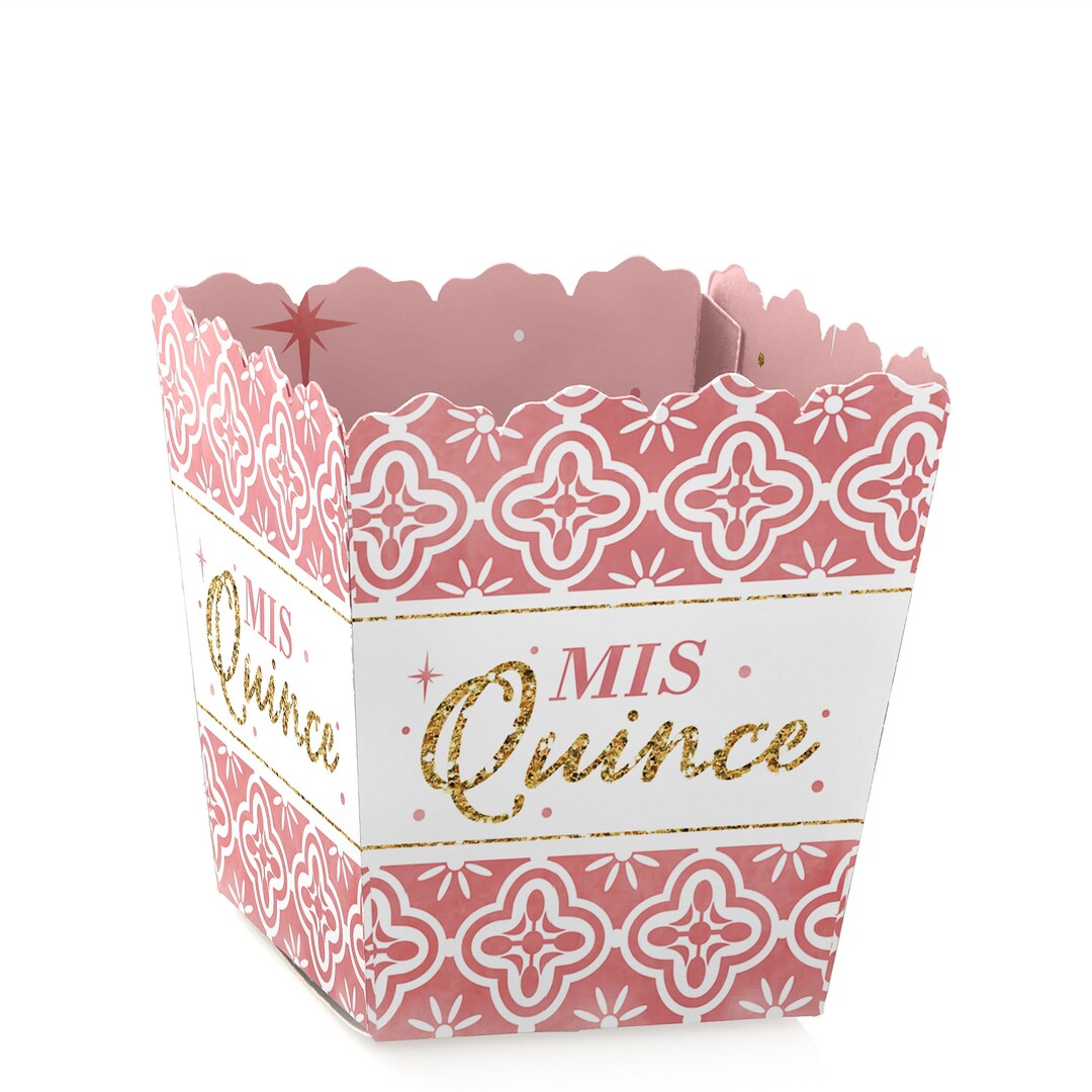 Mis Quince Anos - Party Mini Favor Boxes - Quinceanera Sweet 15 ...