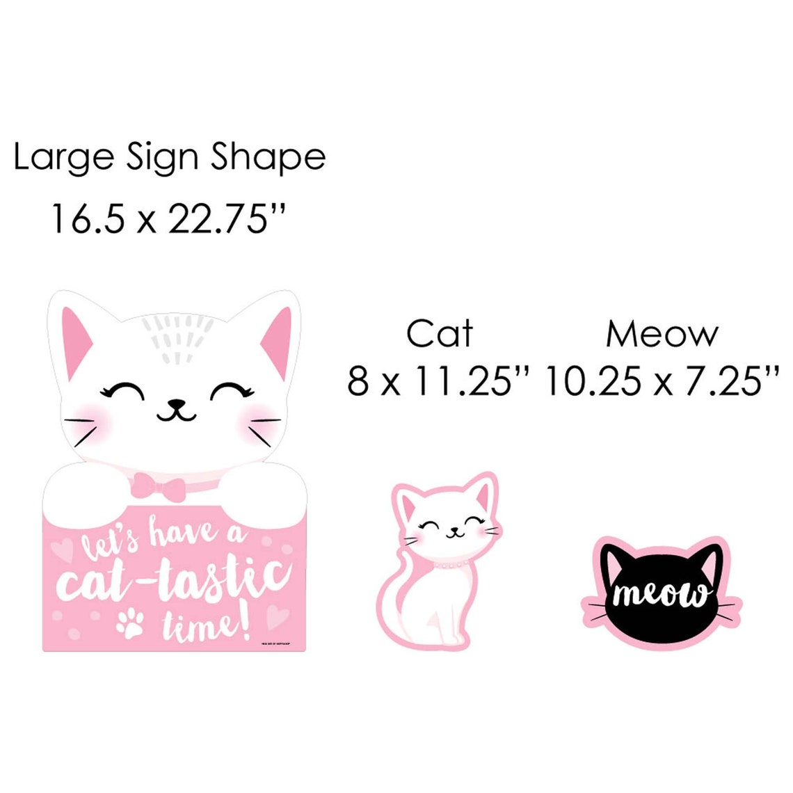 Purr-fect Kitty Cat - Yard Sign and Outdoor Lawn Decorations - Kitten ...
