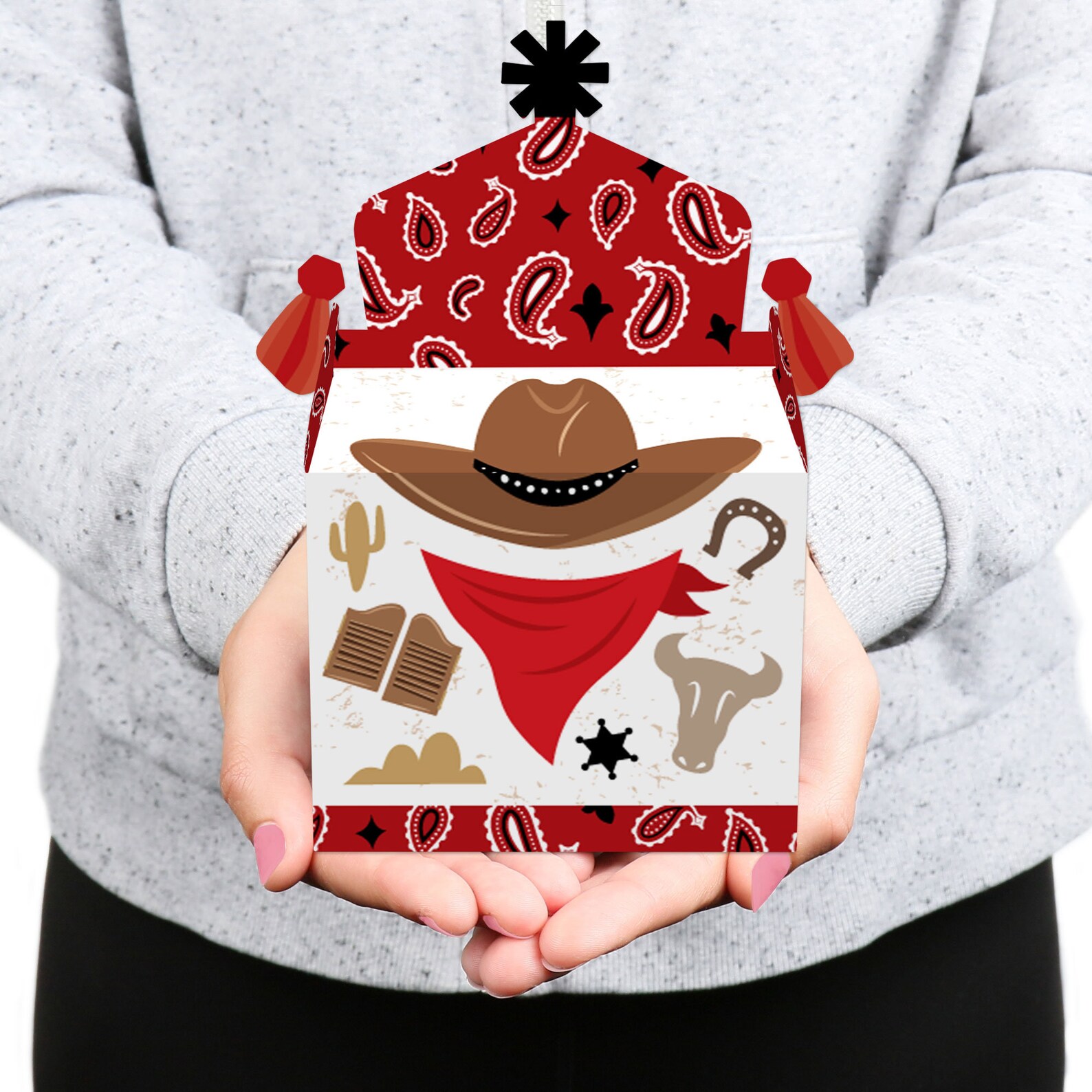 Western Hoedown - Treat Box Party Favors - Wild West Cowboy Party ...