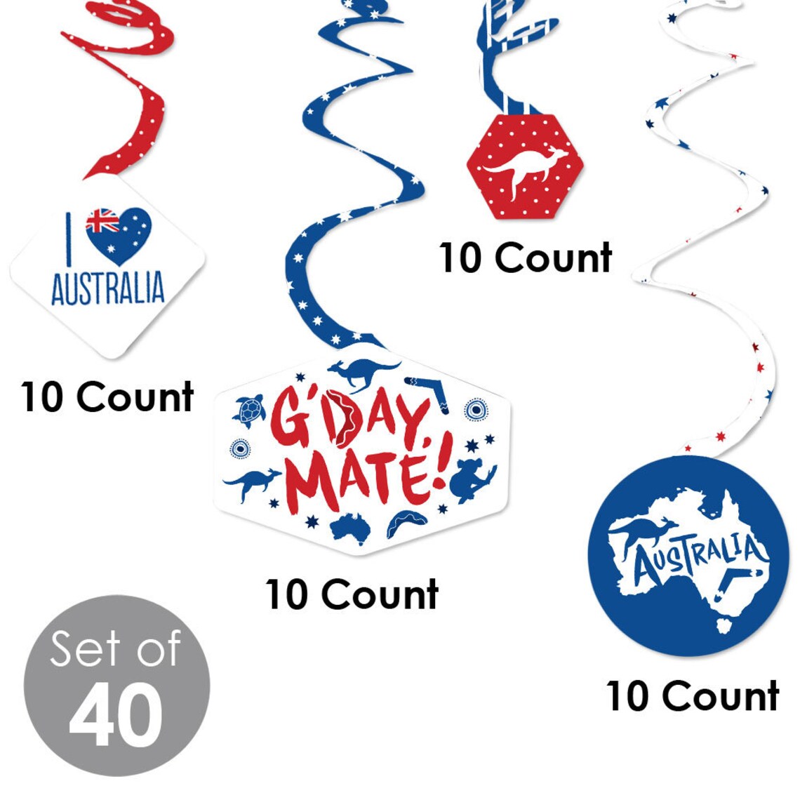 Australia Day Gday Mate Aussie Party Hanging Decor Party | Etsy