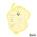 Honey Bee Shaped Fill-in Invitations Bee Shaped Invitation Baby Shower ...
