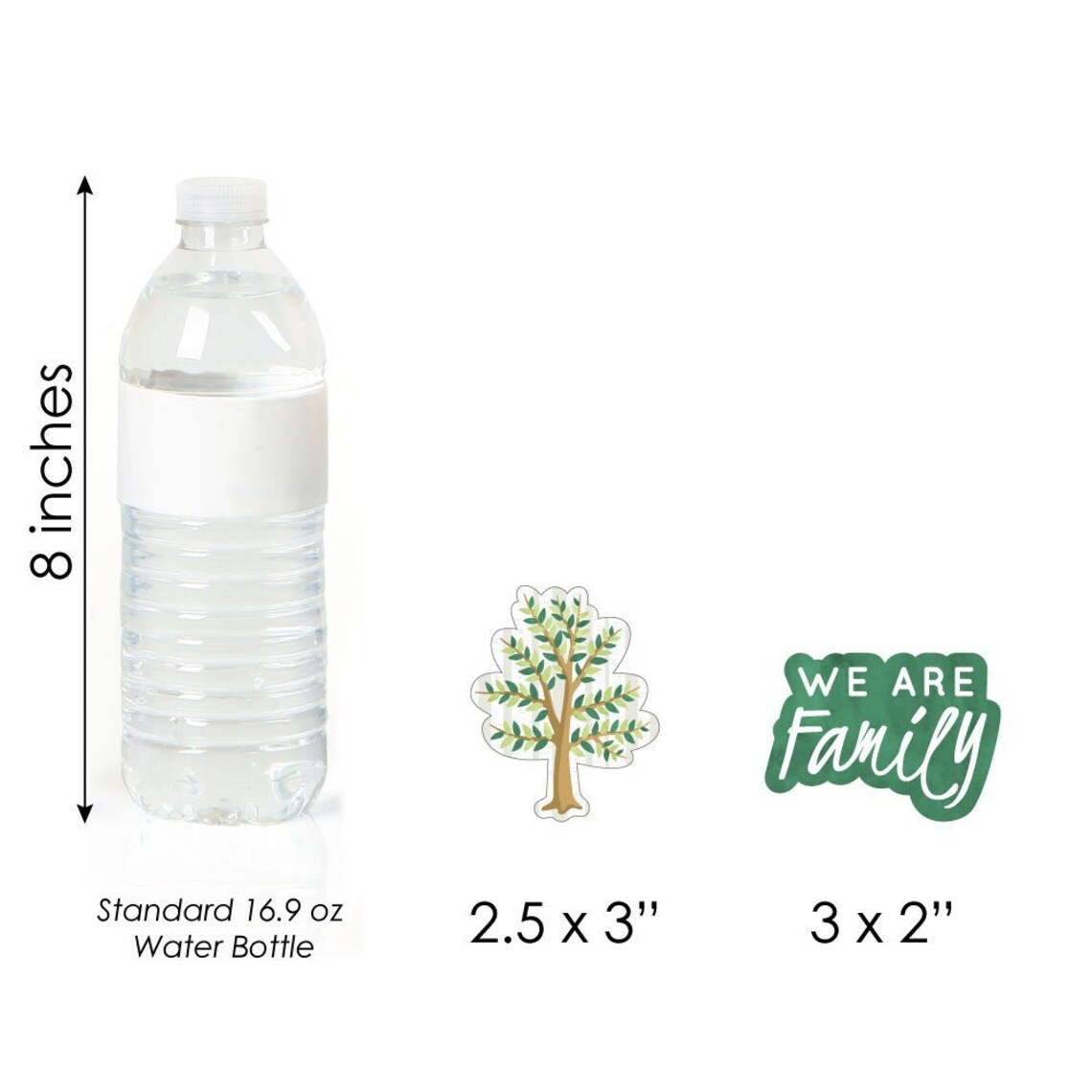 Family Tree Reunion Dessert Cupcake Toppers Family - Etsy