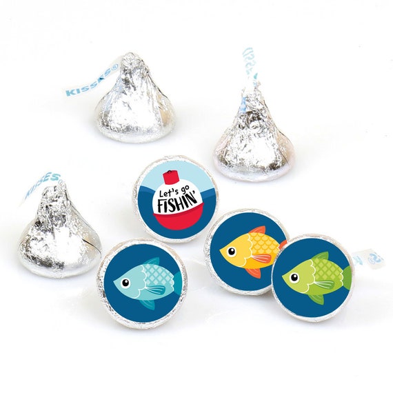 Let’s Go Fishing - Fish Themed Birthday Party or Baby Shower Round ...