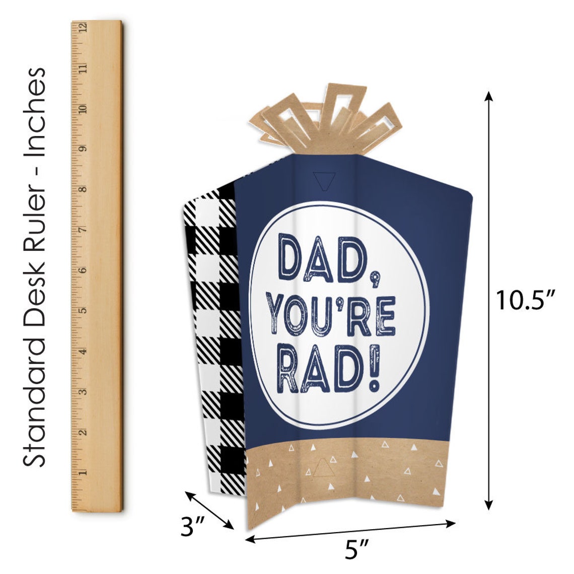 My Dad is Rad Table Decorations Father's Day Party - Etsy