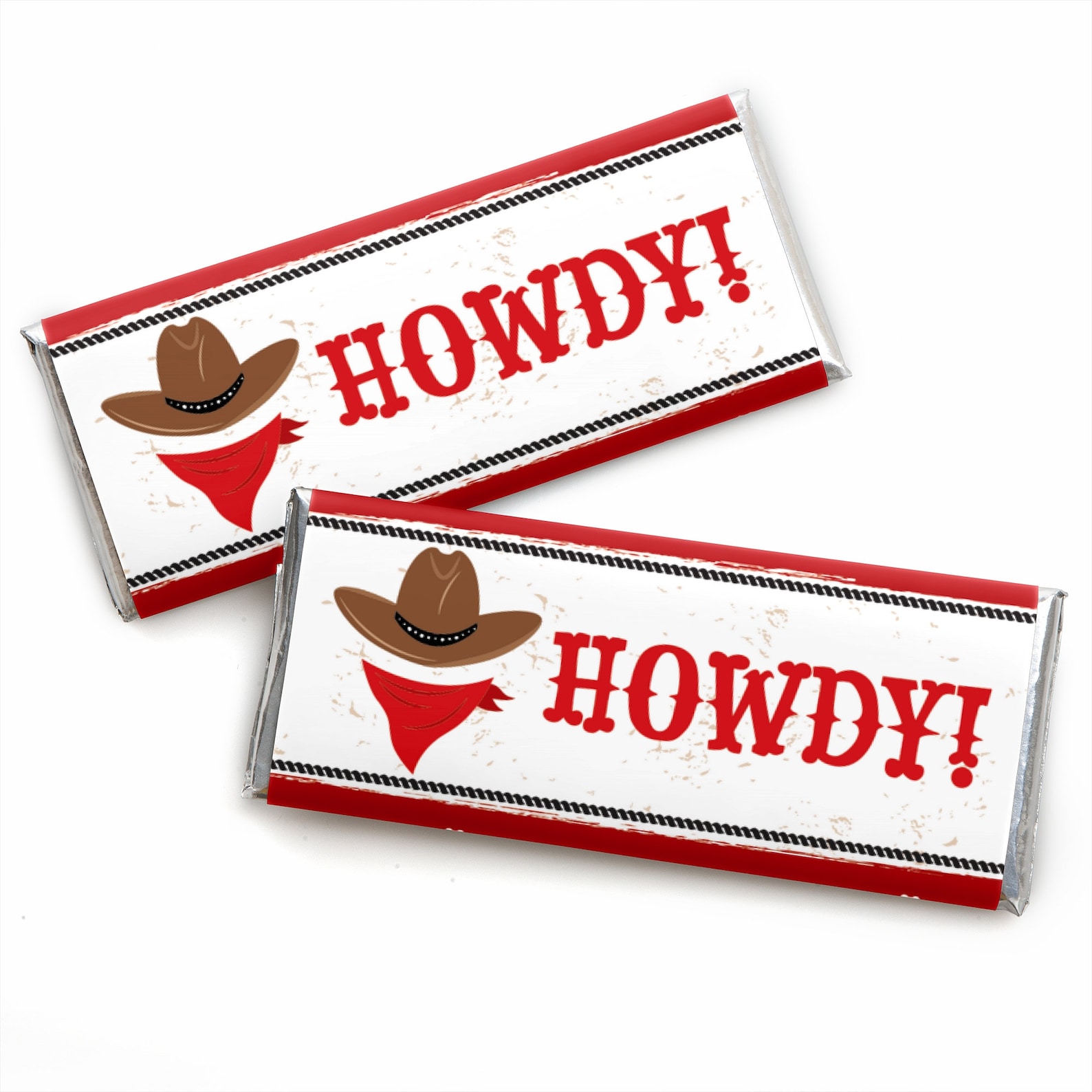 Western Hoedown Candy Bar Wrapper Wild West Cowboy Party - Etsy