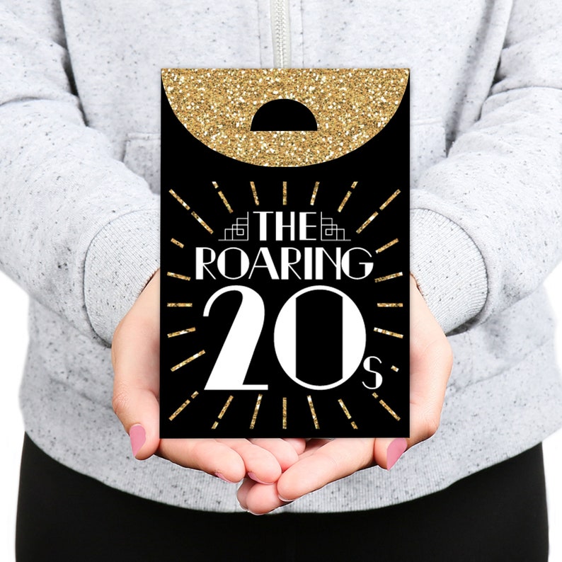 Roaring 20’s - 1920s Art Deco Jazz Gift Favor Box - Party Goodie Bags ...