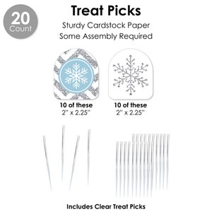 Winter Wonderland - Snowflake Holiday Party and Winter Wedding Favors ...