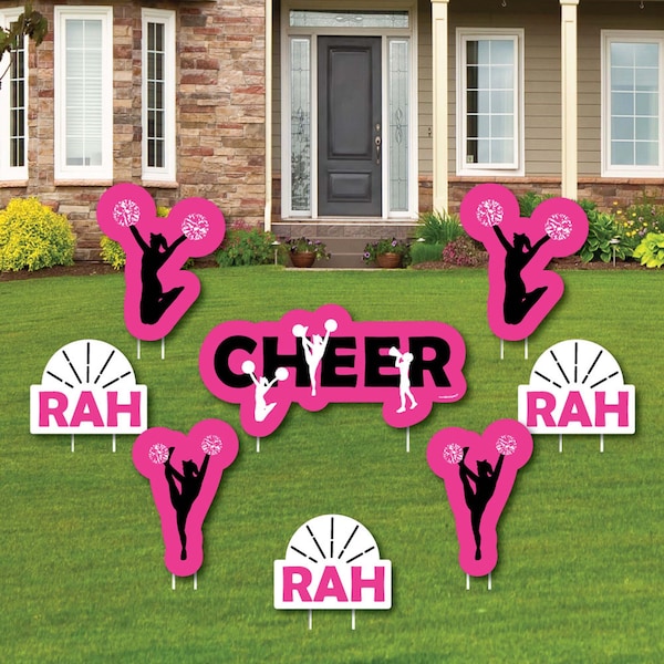 Cheerleader Yard Signs - Etsy