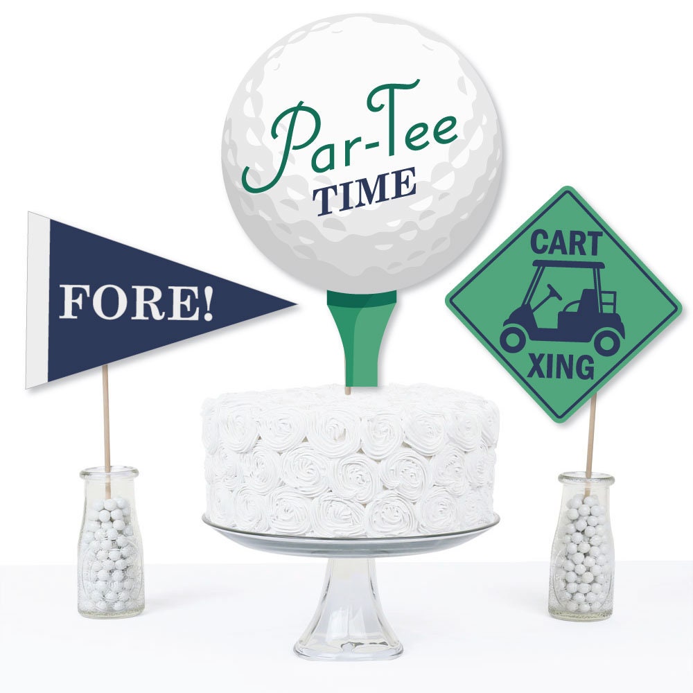 Par-tee Time Golf Centerpiece Sticks Golf Birthday or - Etsy