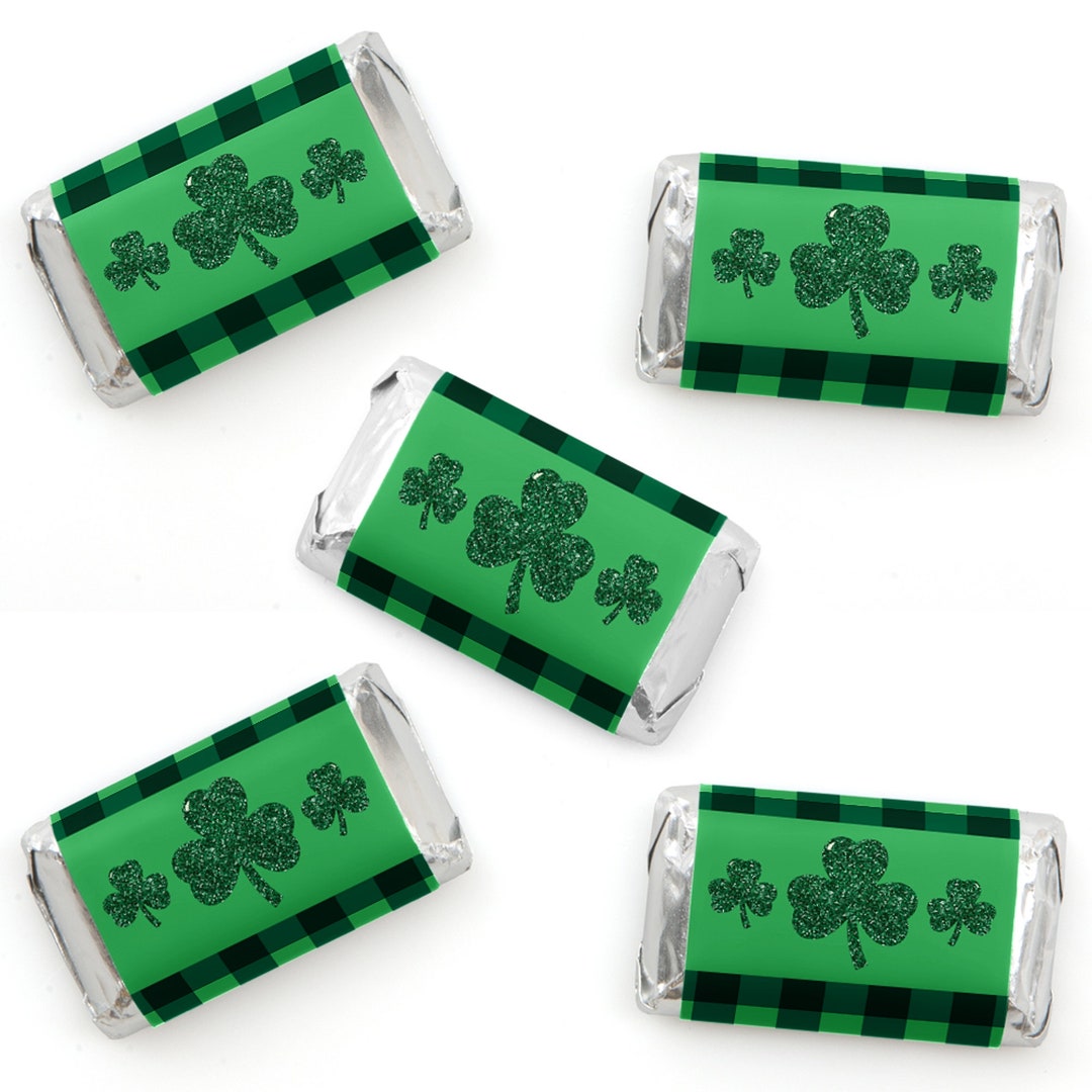 St. Patrick's Day Party Mini Candy Bar Wrappers - Saint Paddy’s Day ...