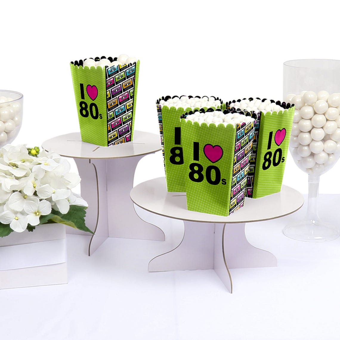 80's Retro Totally 1980s Party Favor Popcorn Treat Boxes - Etsy