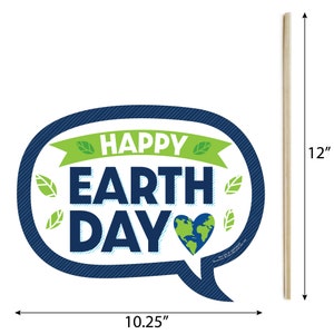 Funny Happy Earth Day - Save the Planet Party Photo Booth Props Kit ...