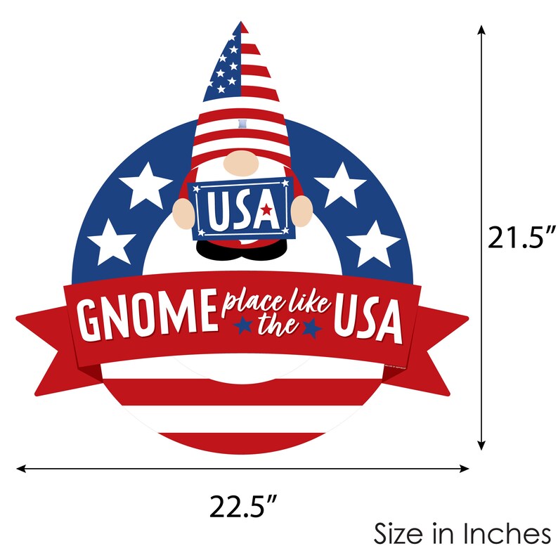 Patriotic Gnomes Outdoor Memorial Day 4th of July and Labor - Etsy