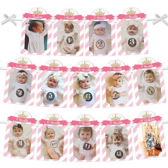 1st Birthday Little Princess Crown - DIY Pink and Gold Princess First ...