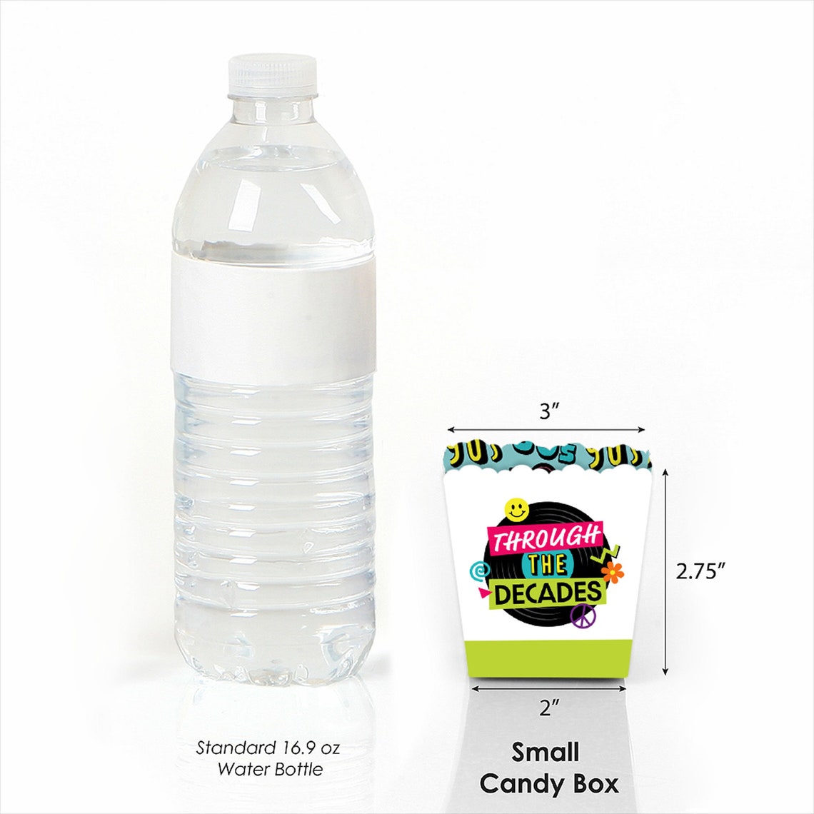 Through the Decades - Party Mini Favor Boxes - 50s, 60s, 70s, 80s, and ...