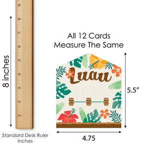 Tropical Luau - Hawaiian Beach Party Game Pickle Cards - Pull Tabs 3-in ...
