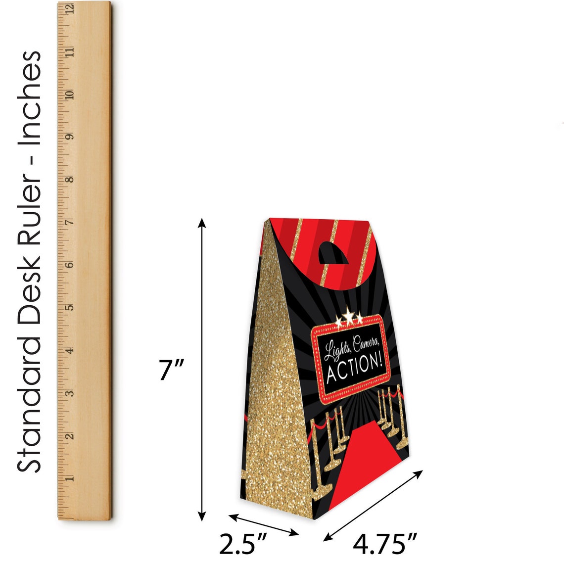 Red Carpet Hollywood Movie Night Gift Favor Bags Party - Etsy