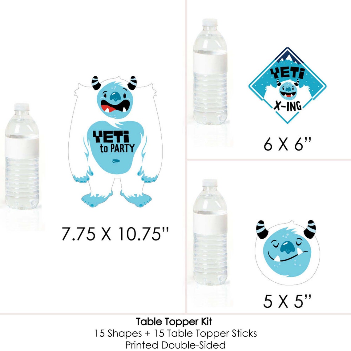 Yeti to Party Abominable Snowman Party or Birthday Party - Etsy