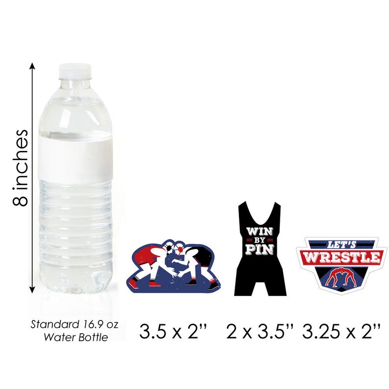 Own the Mat Wrestling Small Shaped Paper Cut Outs | Etsy