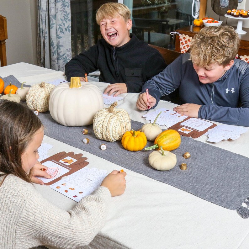 Thanksgiving Turkey Activity Books, Thanksgiving Games for Kids ...