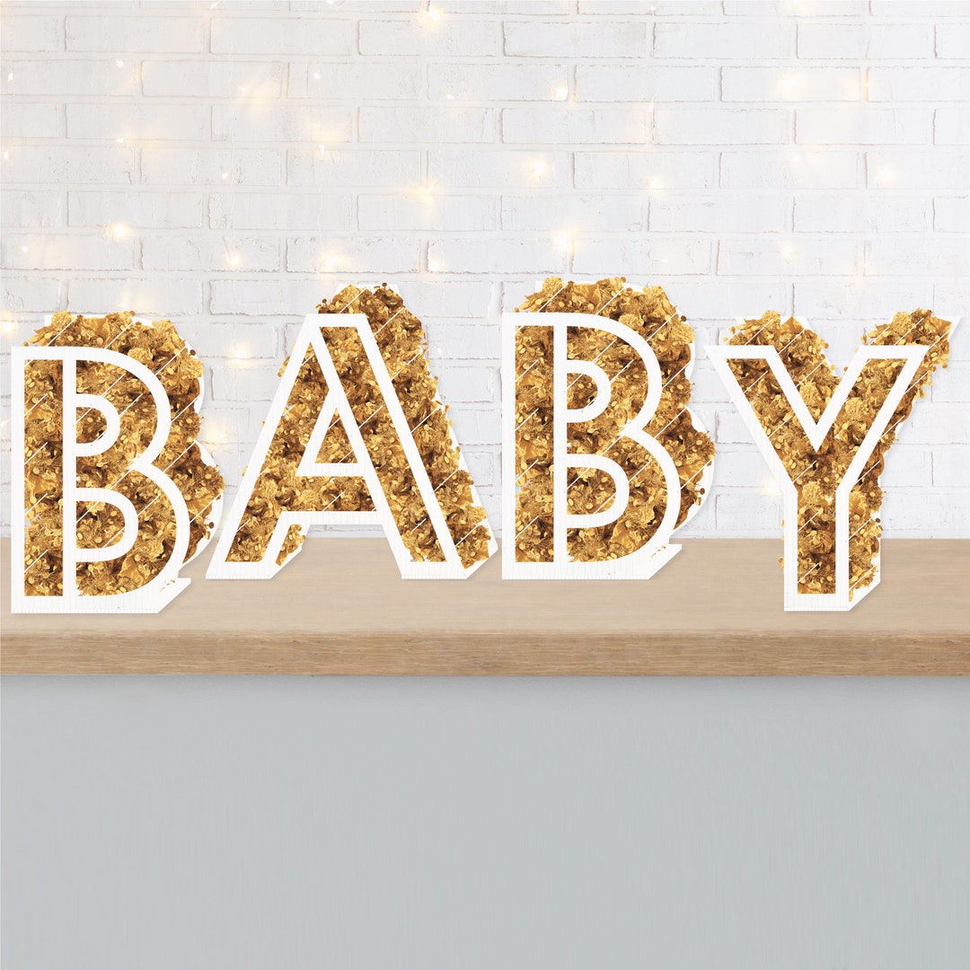 Baby Letters 3FT Baby Marquee Letters, For Baby Shower Decorations For ...