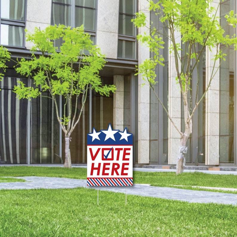 Vote Here Party Decorations Political Election Day Welcome | Etsy