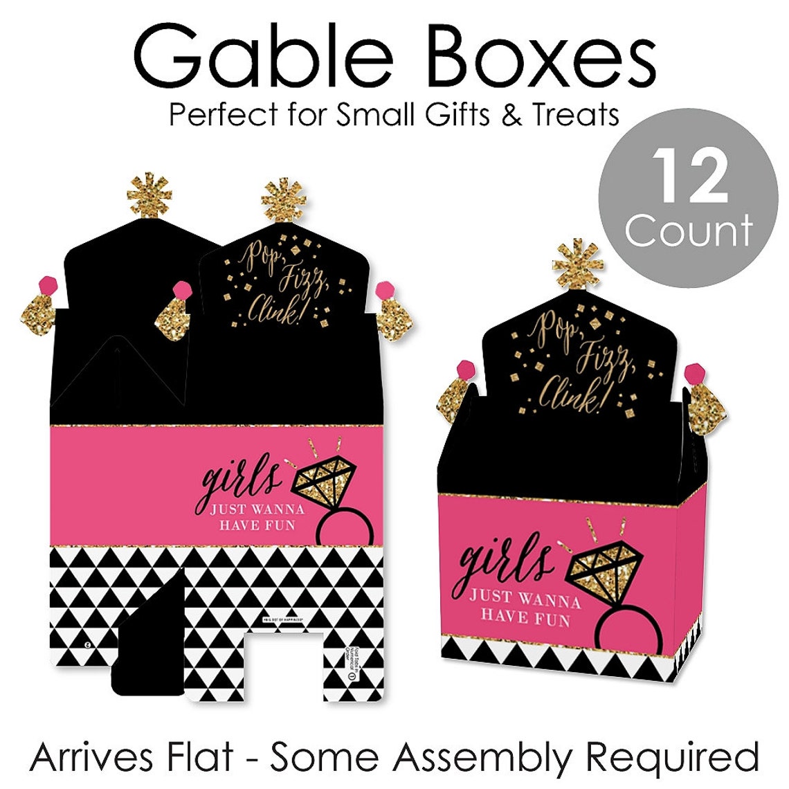 Girls Night Out Treat Box Party Favors Bachelorette Party - Etsy