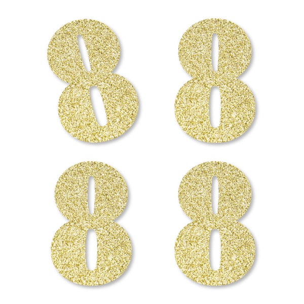Glitter Table Number - Etsy