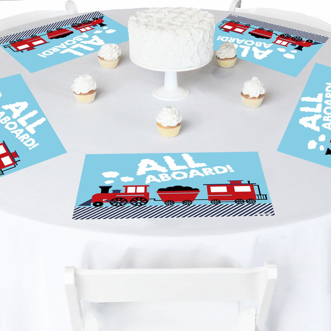 Railroad Party Crossing Party Table Decorations Steam - Etsy