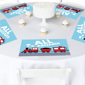 Railroad Party Crossing - Party Table Decorations - Steam Train ...
