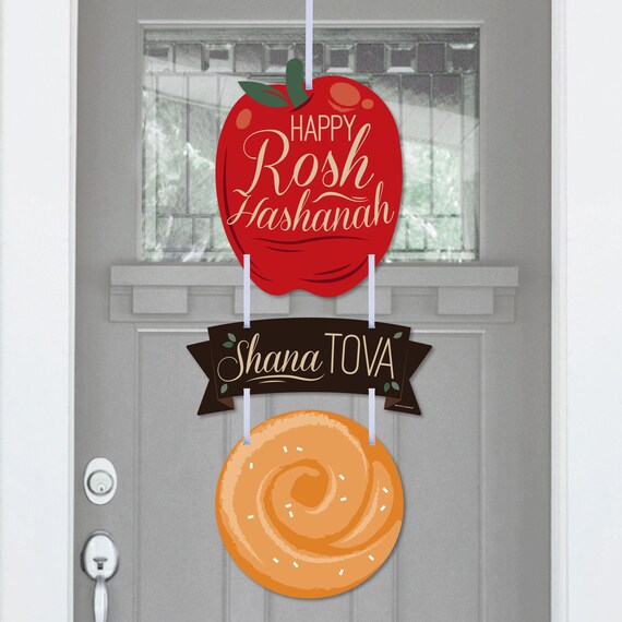 Rosh Hashanah - Hanging Porch Jewish New Year Party Outdoor Decorations ...