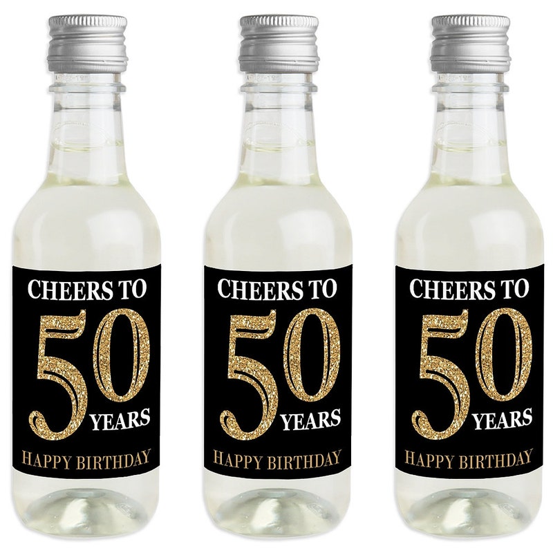 50th Birthday Labels - Etsy