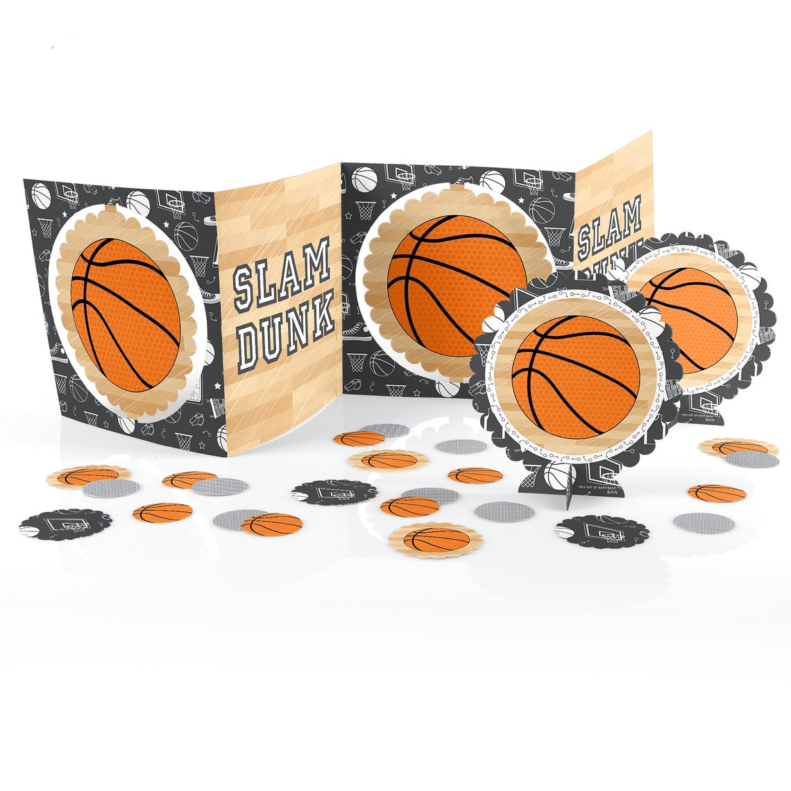 Basketball Centerpiece & Table Decoration Kit Basketball | Etsy